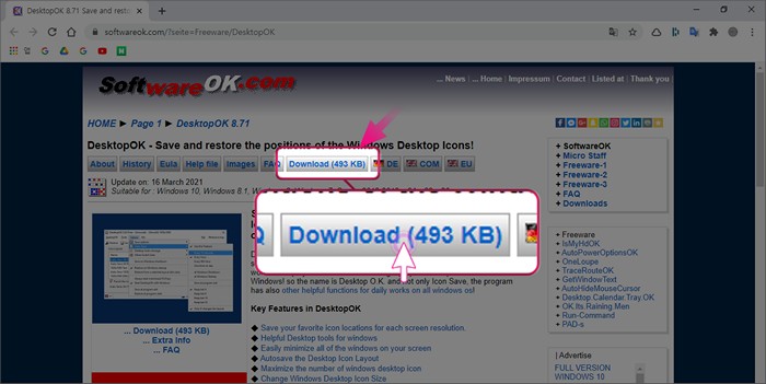 바탕화면 아이콘 위치 저장 해서 관리하기 멋대로 움직여도 간편하게 복구 - insideBOX