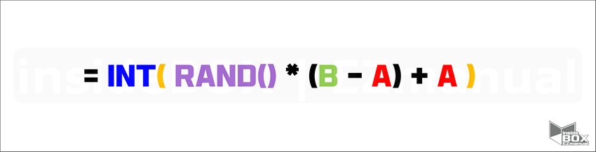 엑셀 Rand 함수 사용 방법 특정 범위 추출 그리고 소수점 제외 - insideBOX