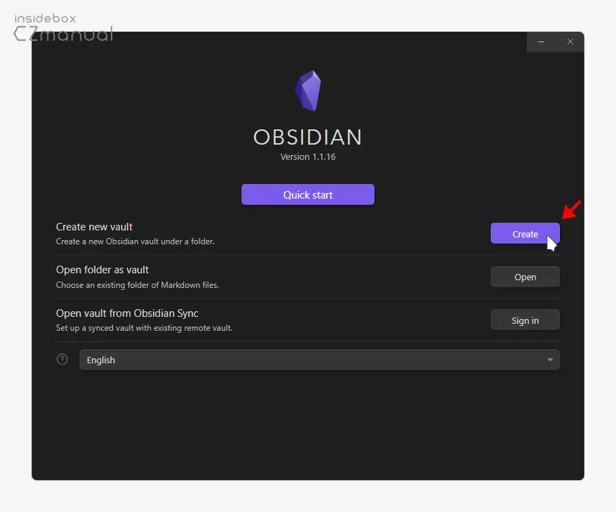 Obsidian 옵시디언 다운로드 및 설치 방법 - insideBOX