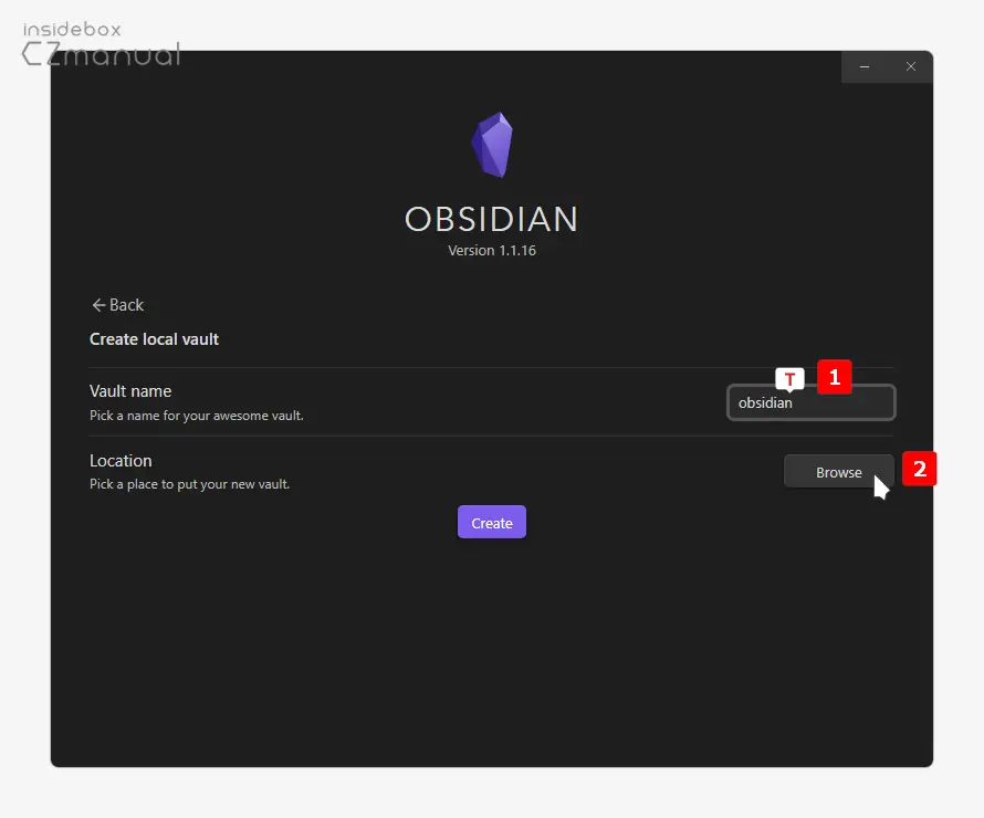 Obsidian 옵시디언 다운로드 및 설치 방법 - insideBOX