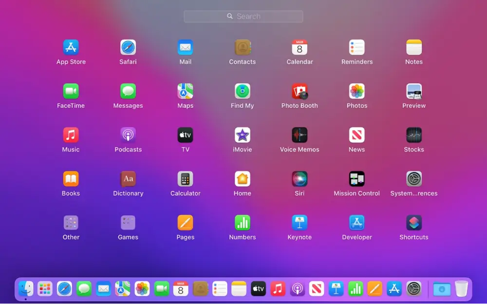 macOS Launchpad - insideBOX