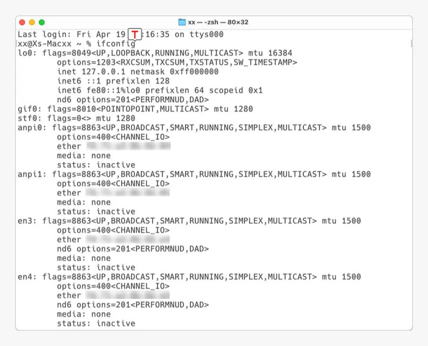 macOS 맥북에서 MAC 맥 주소 확인하는 방법 - insideBOX